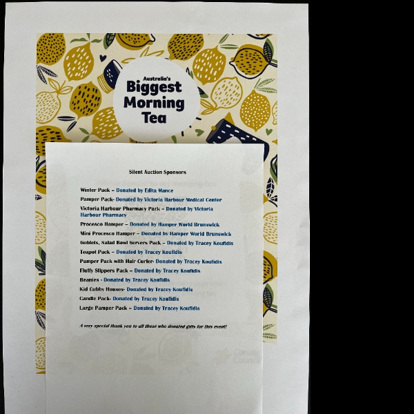 Australia's Biggest Morning Tea - Daniella Sigur